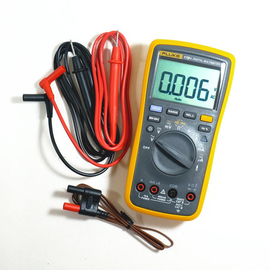 Jual Digital Multimeter with Temperature CAT III FLUKE 17B+ - Tokonan