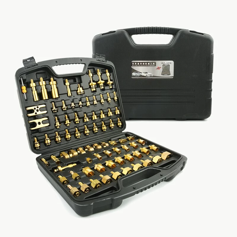 Jual Set Adaptor Deteksi Kebocoran AC Mobil 77 Pcs Tembaga - Tokonan